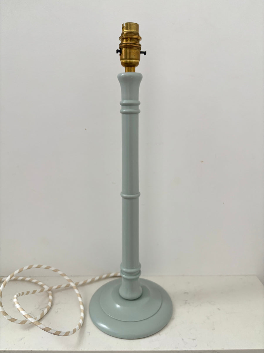 Duck Egg Blue “Straight Up” Lamp Base – Narissa Perks